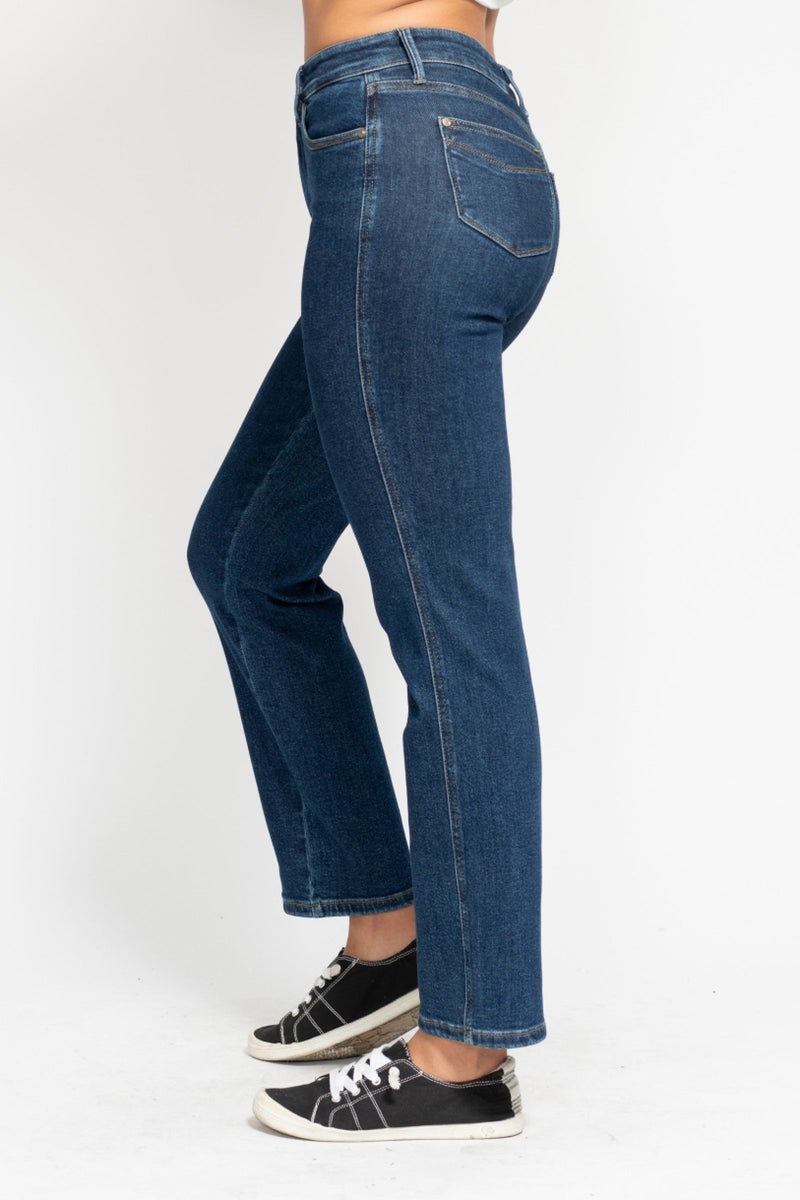 Judy Blue Tummy Control Classic Straight Jeans – Rust & Ruffles
